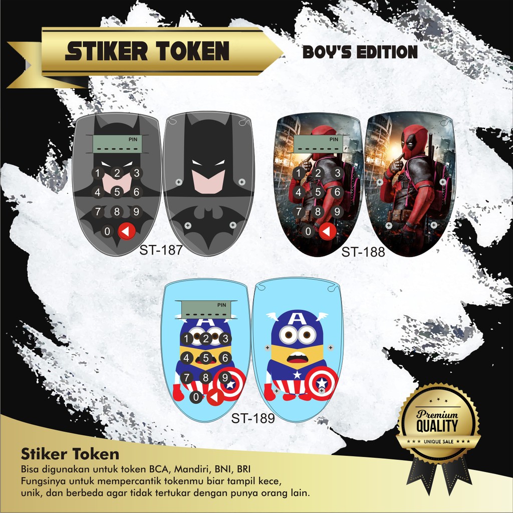 Jual Stiker Token BCA, Mandiri, BNI / Garskin | Shopee Indonesia