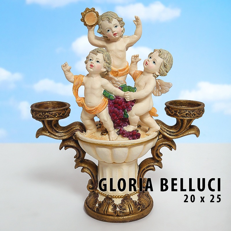 Jual Patung pajangan angel gabriel statue malaikat tempat lilin ...