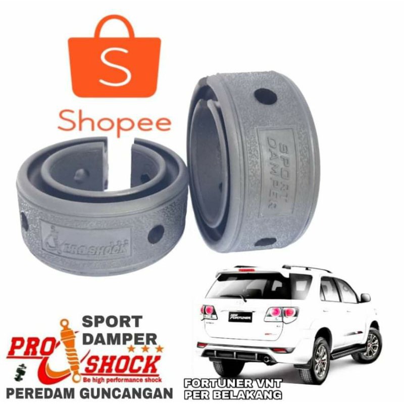 Jual PAKET damper spring Fortuner VNT per depan - belakang garansi ...