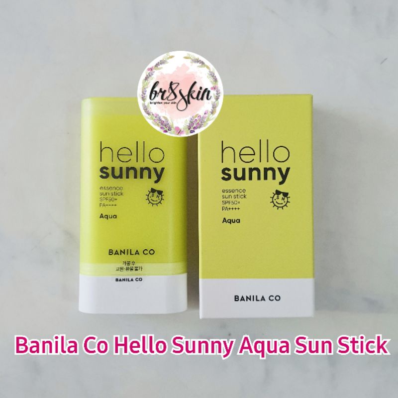 Jual BANILA CO Hello Sunny AQUA Sun Stick SPF 50+PA++++ sunblock ...