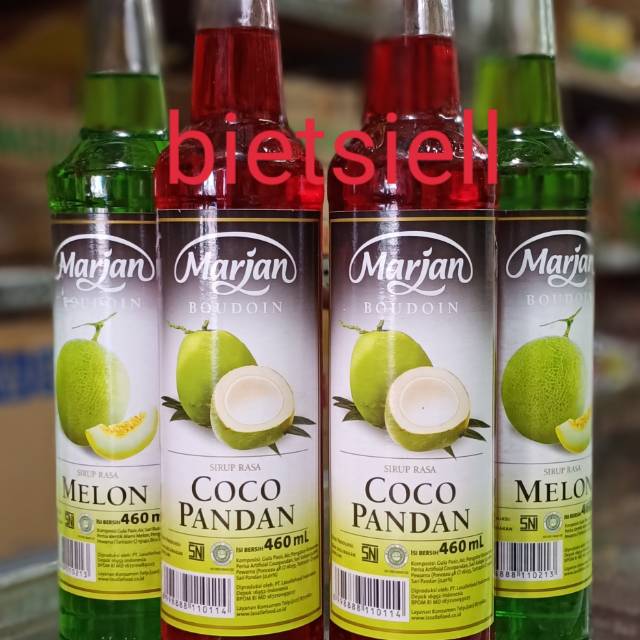 Jual marjan sirup cocopandan 460 ml | Shopee Indonesia