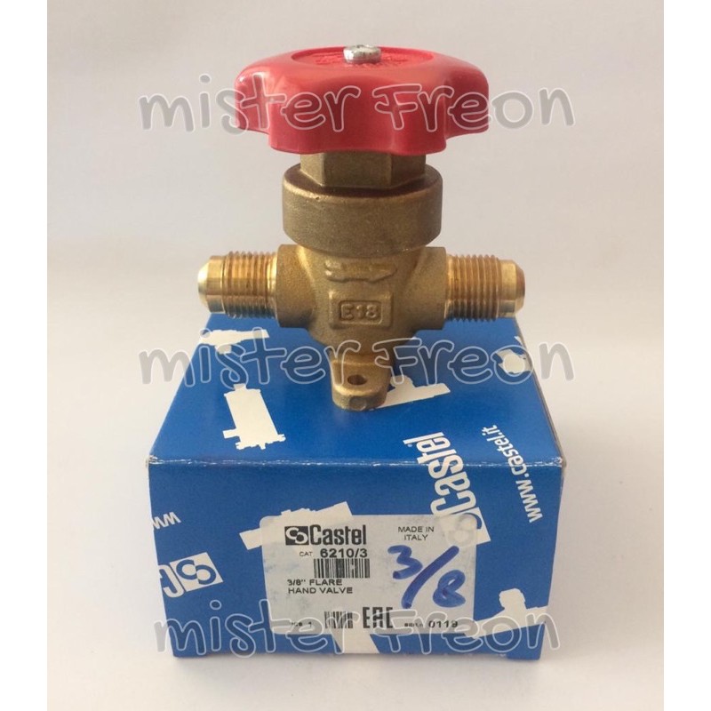 Jual Hand Valve CASTEL 3/8” FLARE (tanpa Nut) | Shopee Indonesia