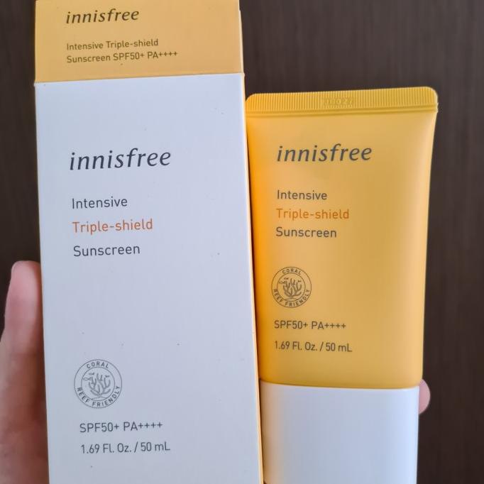 Jual NEW 2019 Innisfree Intensive Triple Care Sunscreen SPF50/PA++ 50ML ...