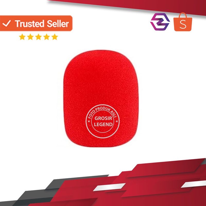 Jual Busa spon mic mik microphone besar merah | Shopee Indonesia