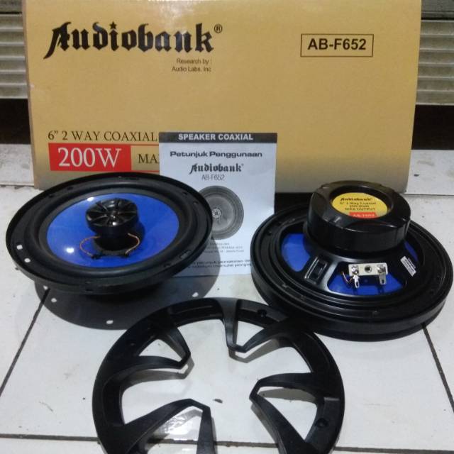 Jual SPEAKER MOBIL SPEAKER PINTU MOBIL 6 INCH AUDIOBANK 200 WATT 2 WAY ...
