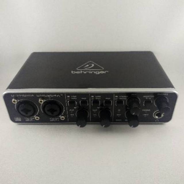 Jual Behringer UMC204HD ( UMC 204 HD ) Soundcard with MIDAS Preamp ...