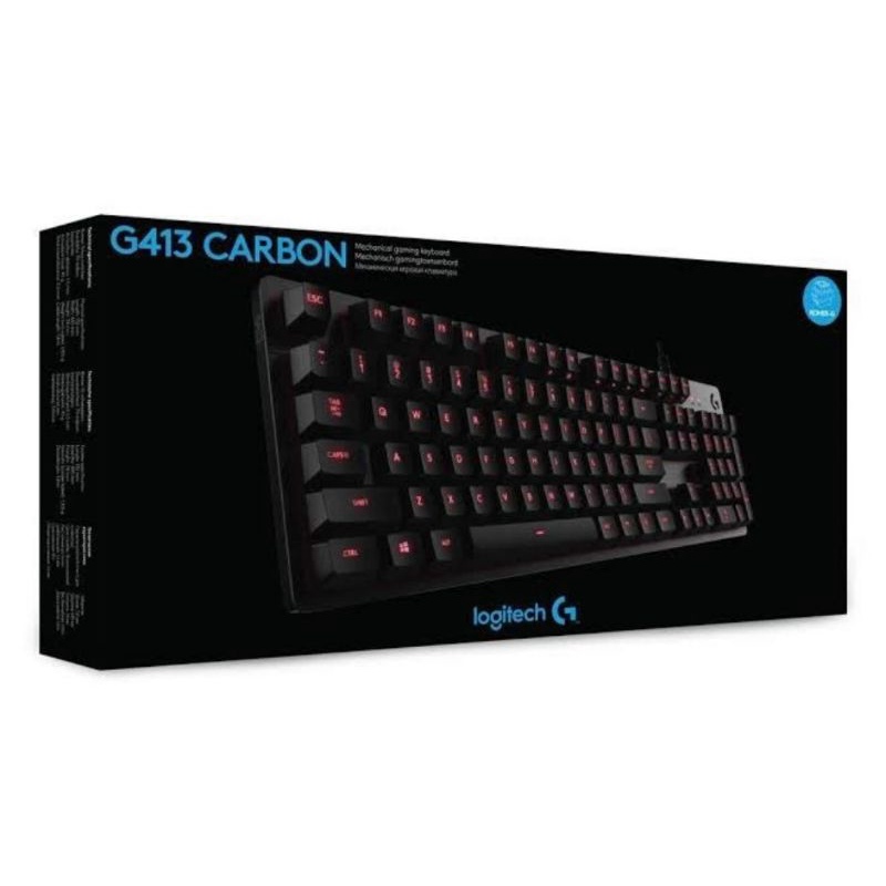 Jual Logitech G413 Carbon - MECHANICAL BACKLIT GAMING KEYBOARD | Shopee ...
