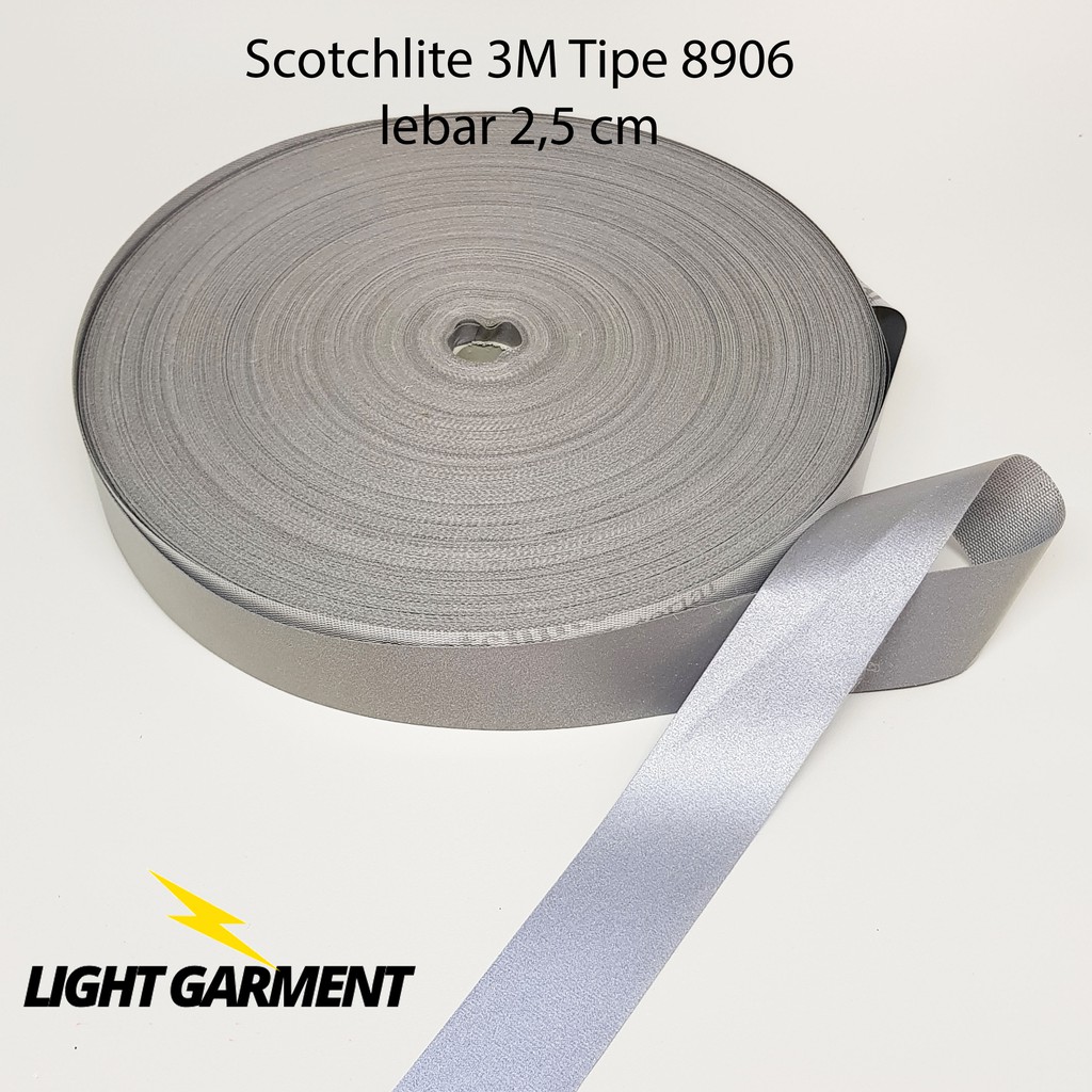 Jual Pita Scotchlite/ Skotlet/ Reflektor tipe 3M 8906 2,5cm per roll ...