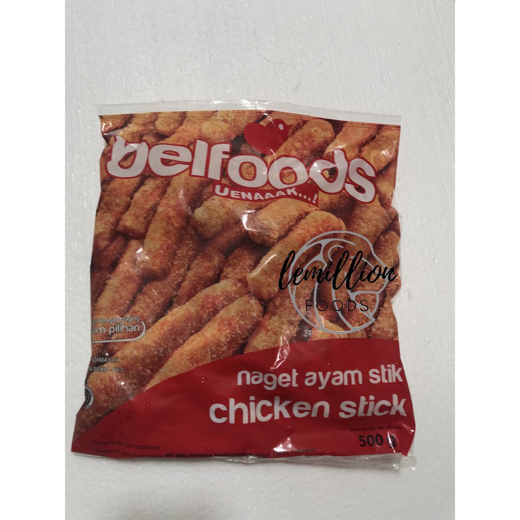 Jual Belfoods Chicken Nugget Stick Ayam 500gr | Shopee Indonesia