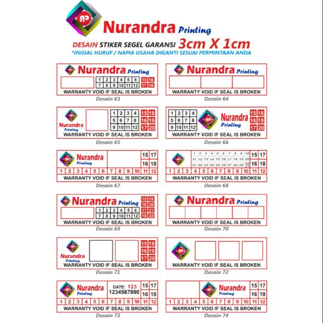 Jual Sticker Segel Garansi Pecah Telur SIAP PAKAI | Shopee Indonesia