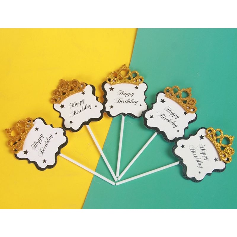 Jual topper happy birthday/topper ulang tahun/topper cake/topper kue ...