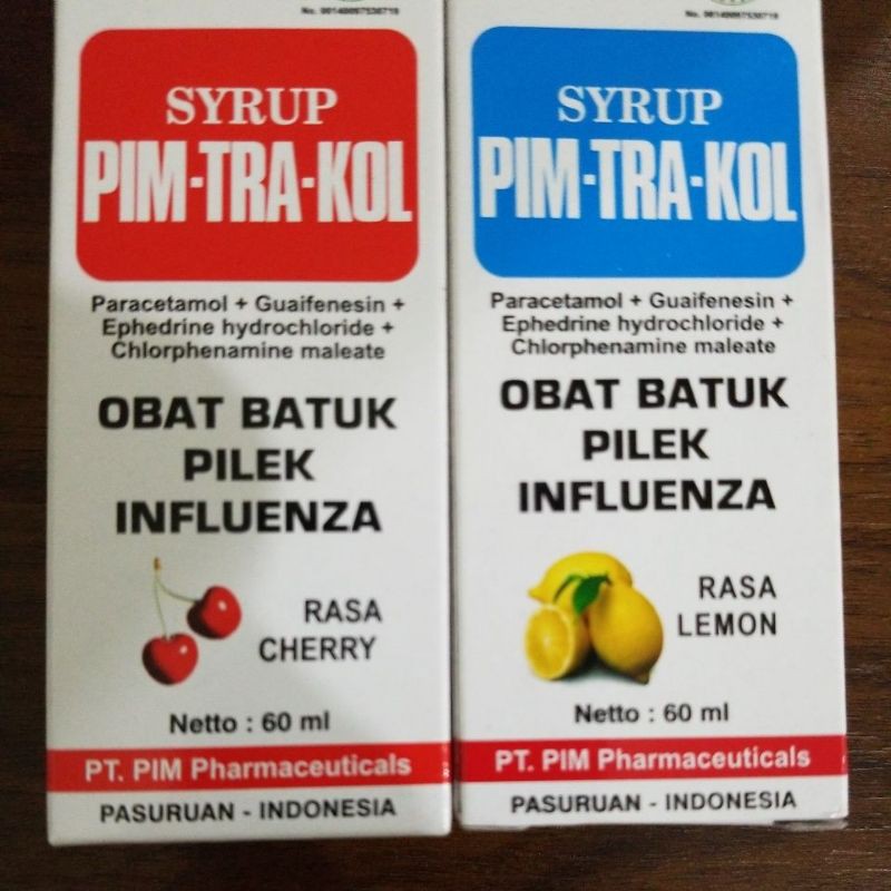 Jual pimtrakol lemon dan pimtracol cherry | Shopee Indonesia