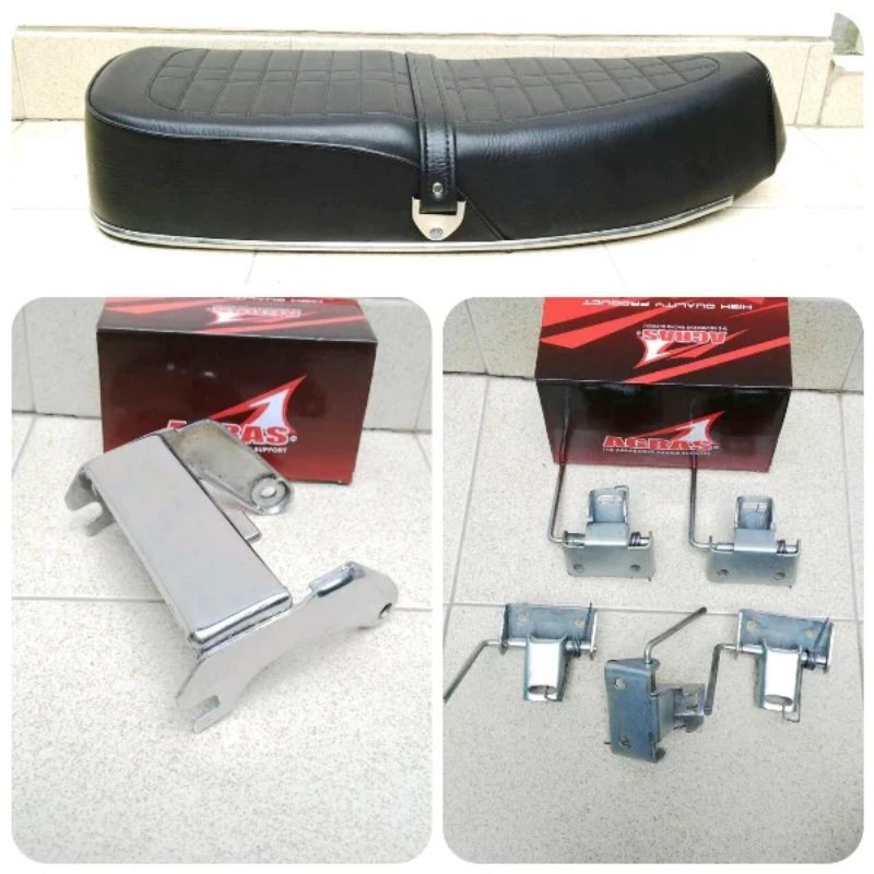 Jual Paket Jok Standart Dudukan Jok dan Kunci Jok Honda C70 Bekjul ...