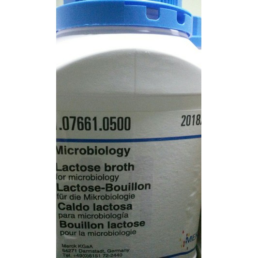 Jual Lactose Broth for Microbiology MERCK 500g 1.07661.0500 | Shopee ...