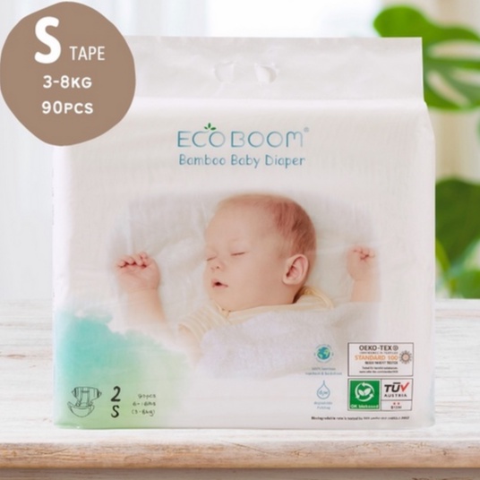 Jual Eco Boom Bamboo Diaper Big Pack - Popok Tape Perekat Pampers ...