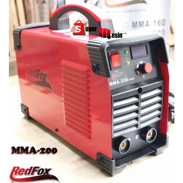 Jual MESIN TRAFO LAS WELDING INVERTER REDFOX MMA-200 | Shopee Indonesia