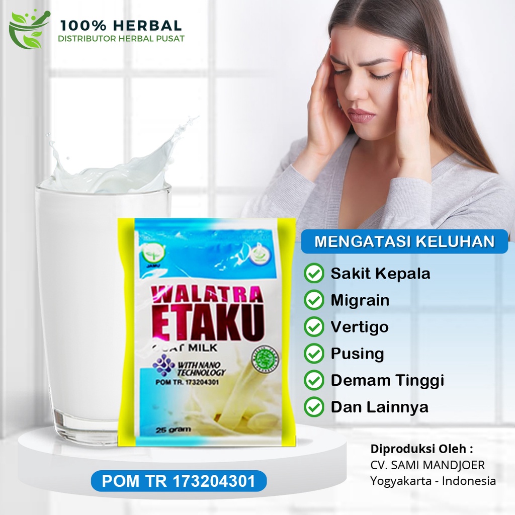 Jual Susu Atasi Nyeri Kepala | Obat Herbal Sakit Kepala Belakang ...