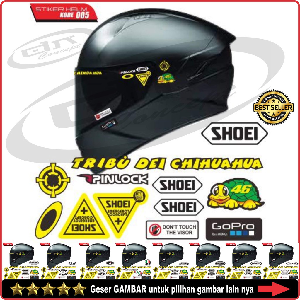 Jual Stiker Kaca visor HELM shoei SET STICKER HELMET sunmori | Shopee ...