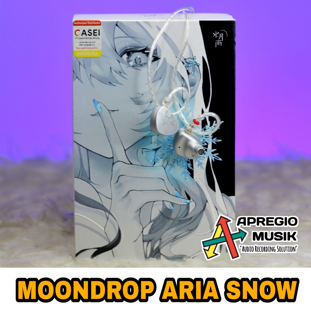Jual Moondrop Aria Snow Edition Diamond Like Carbon Driver In Ear ...