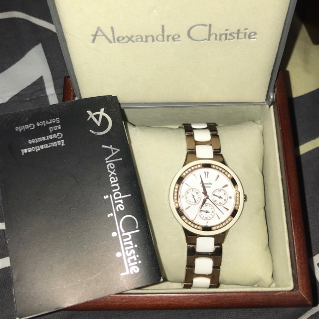 Jual Preloved Jam Alexandre Christie Keramik Original | Shopee Indonesia