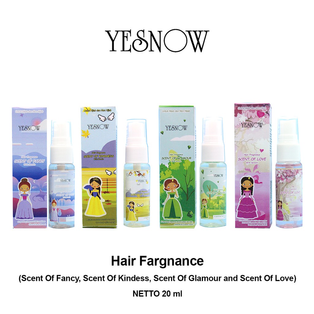 Jual YESNOW Hair Fragrance with keratin20ml || Vitamin+parfum rambut ...