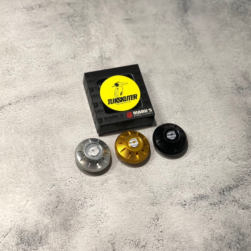 Jual Marus Factory Front Wheel Dop / Tutup Velg AS Roda Depan CNC ...