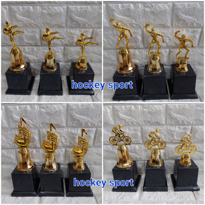 Jual Trophy Piala Tenis Meja, Karate, Silat, Musik, Sepeda 1 SET 123 ...