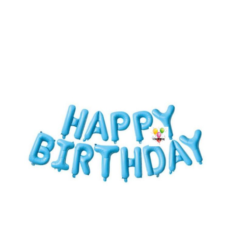 Jual BALON PAKET HURUF HAPPY BIRTHDAY / BALON FOIL HAPPY BIRTHDAY ...