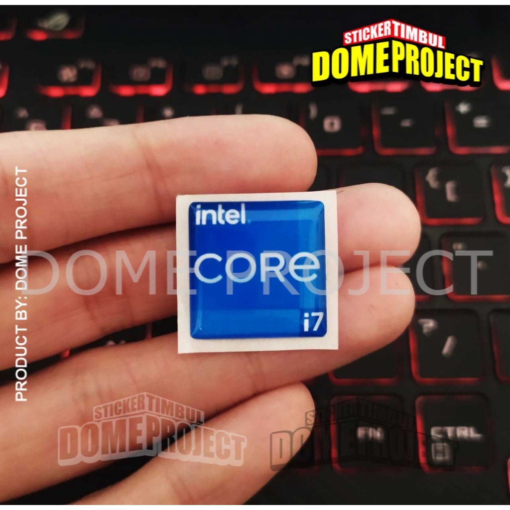 Jual STIKER INTEL CORE i7 GEN 11 STIKER TIMBUL LENTUR STIKER STIKER PC ...