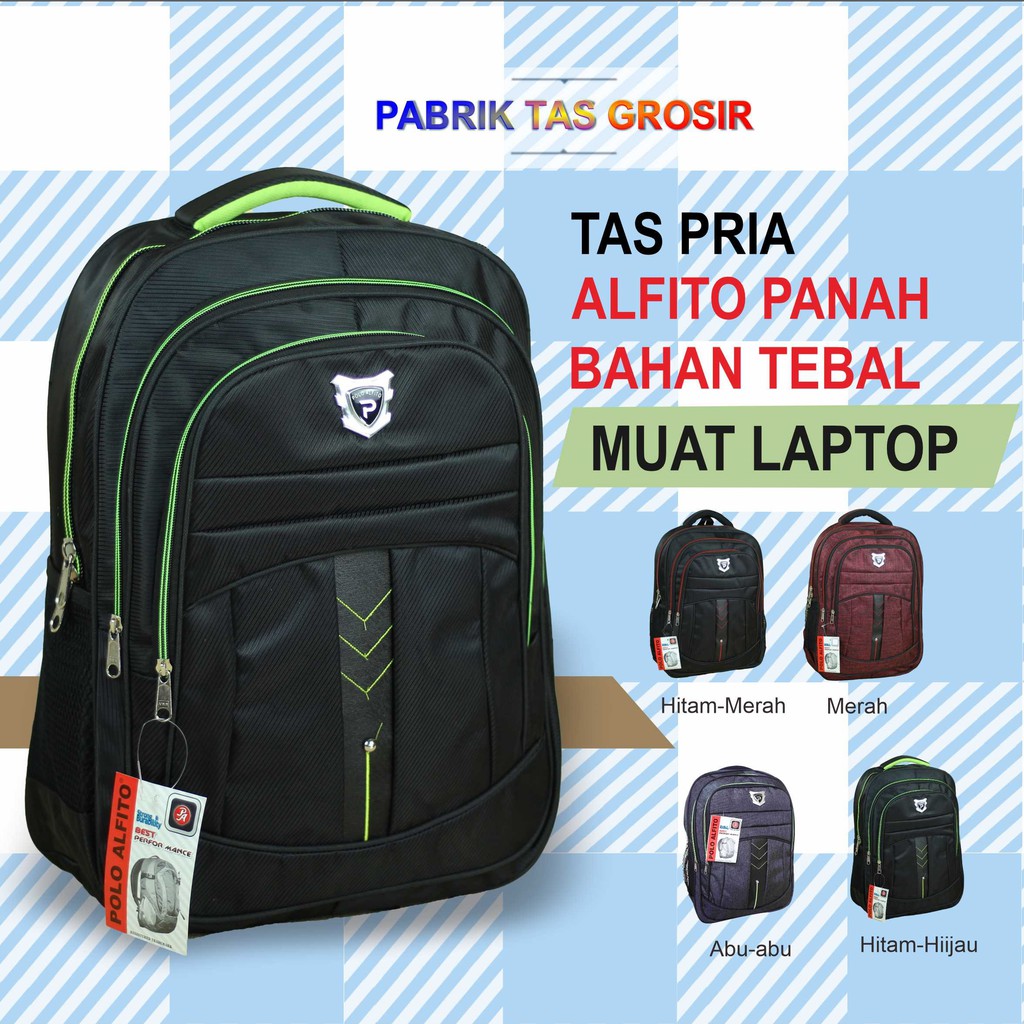 Jual Tas Punggung Polo Alfito Original List Panah Backpack Sekolah SMP ...