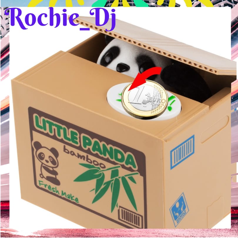 Jual CELENGAN PANDA STEAL MONEY LITTLE PANDA PIGGY BANK - WHITE ...