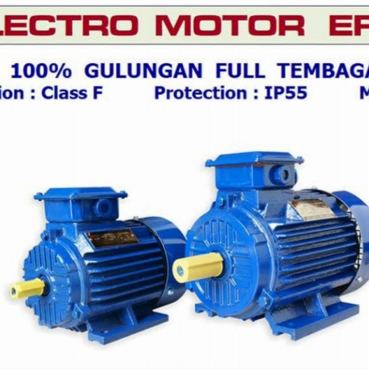 Jual Dinamo Elektro motor 10 hp 10 pk 3 phase 3 fase 2800 RPM Efos | Shopee Indonesia