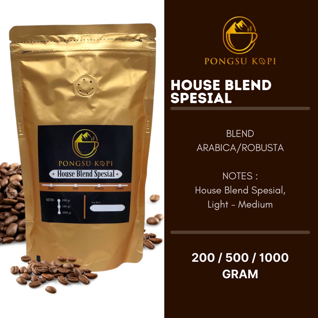 Jual KOPI HOUSE BLEND SPESIAL - 1 KG | Shopee Indonesia