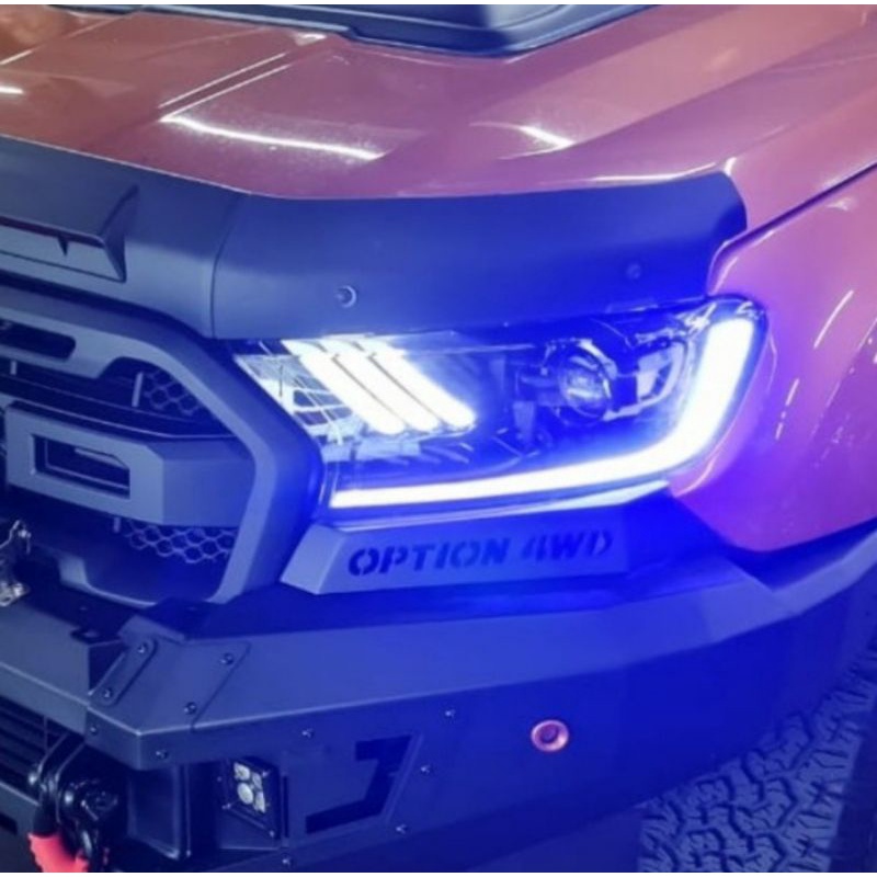 Jual lampu headlamp ford ranger 2016 & everest model mustang | Shopee ...