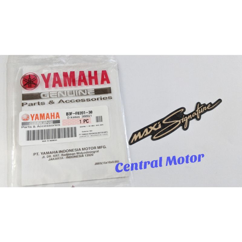 Jual EMBLEM STIKER LOGO MAXI SIGNATURE NMAX NEW LEXI LEXY AEROX 155 ...