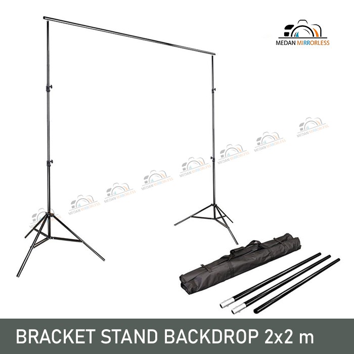Jual Rangka / Bracket Stand 2x2M untuk Backdrop Photo Studio Background ...