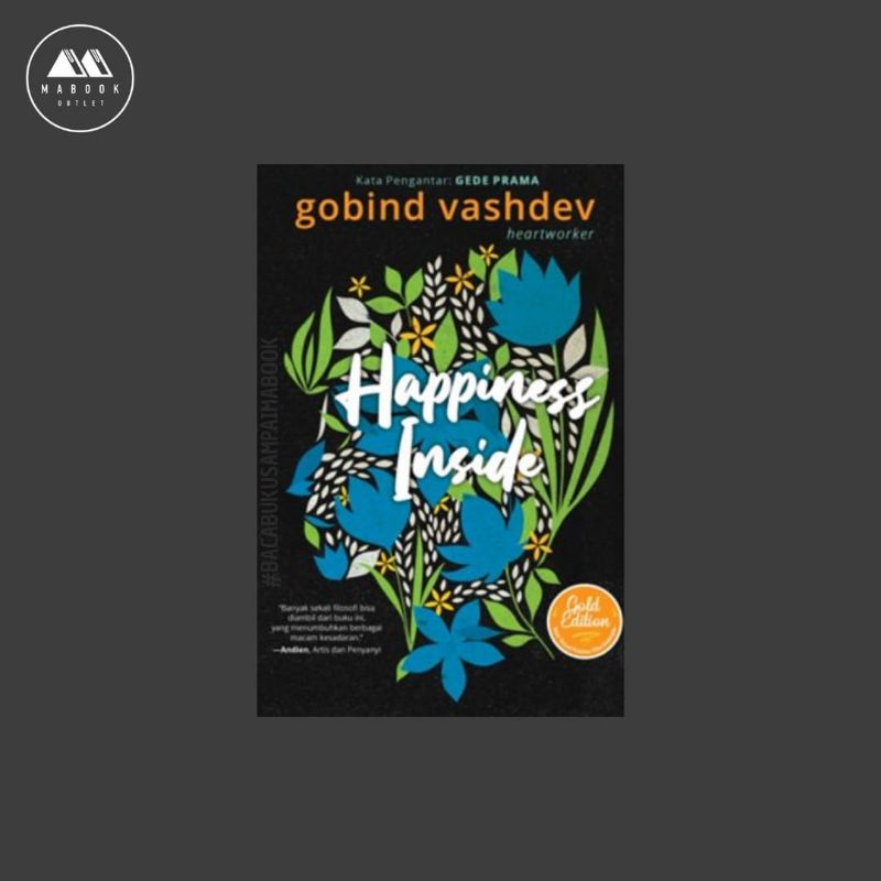 Jual HAPPINESS INSIDE - GOLD EDITION - GOBIND VASHDEV | Shopee Indonesia