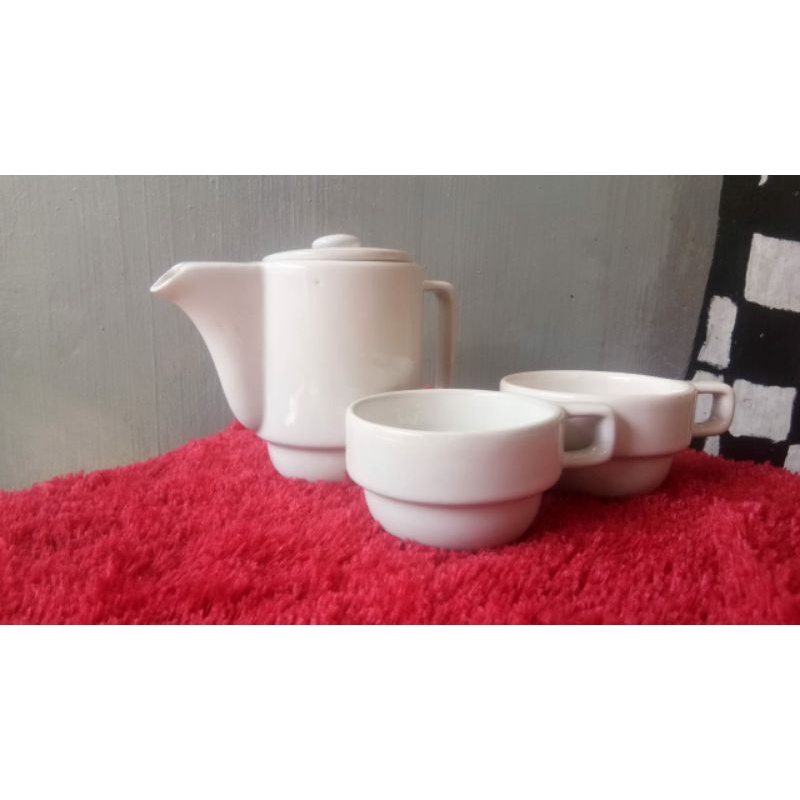 Jual teko teh set 4in1 keramik | Shopee Indonesia
