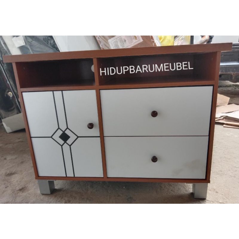 Jual Lemari tv 201 Jasmine /almari tv partikel / bupet tv minimalis ...