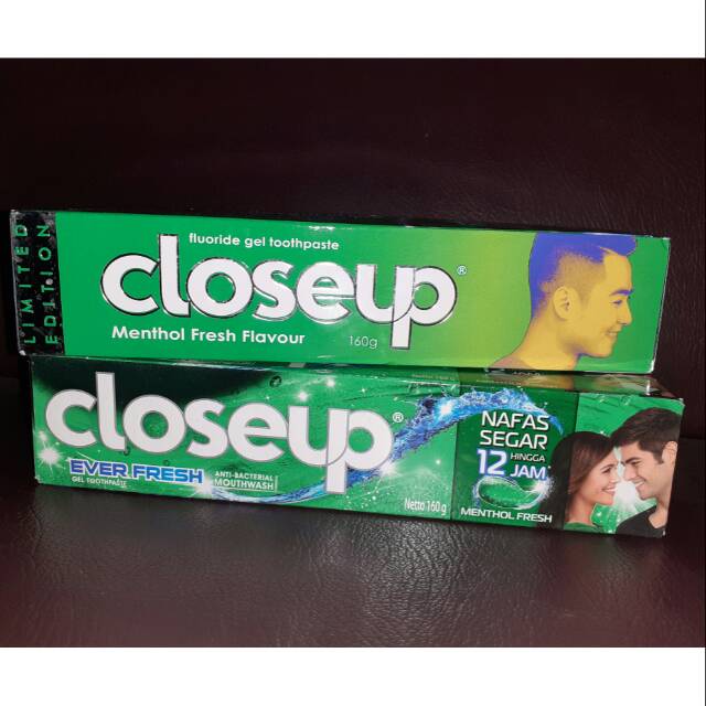 Jual Free 20g Ed 2024 160gr Closeup close up menthol fresh | Shopee ...