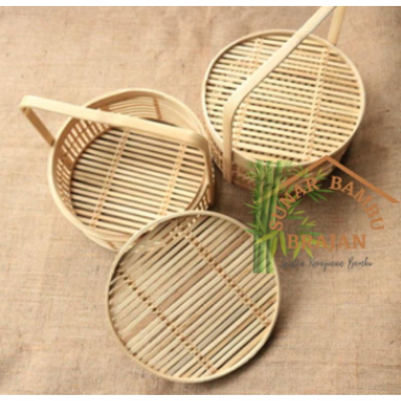 Jual Rantang Bambu Ruji | Keranjang | Hampers | Kerajinan Bambu ...