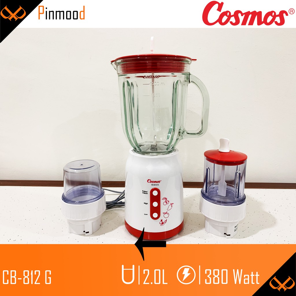 Jual COSMOS BLENDER CB-812 G BLENZ 3 IN 1 [ 2 LITER ] SMART DAN ...