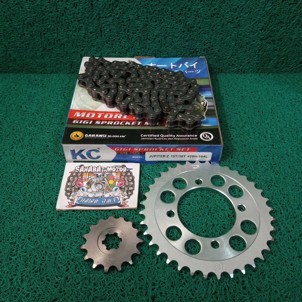 Jual KC GEAR GIR SET GIR PAKET MODEL SSS JUPITER Z VEGA F1ZR CRYPTON | Shopee Indonesia