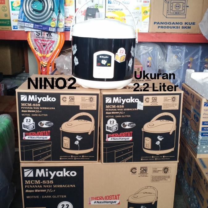 Jual Magicom/Rice Cooker Miyako Mcm 838 2,2Liter Dark Gliter | Shopee ...