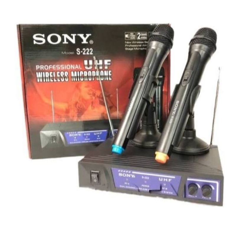 Jual MIKROFON WARLES SONY S222 UHF | Shopee Indonesia