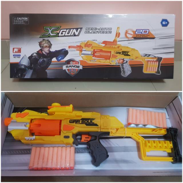Jual Mainan Tembakan Pistol Xgun Peluru Busa - Pistol Mainan Peluru ...