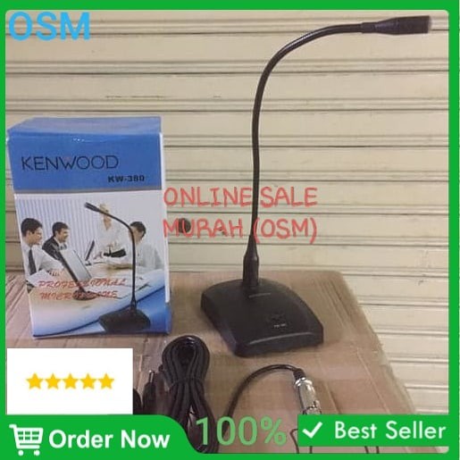 Jual kenwood condenser condesor mic meeting meja mikrophone table ...
