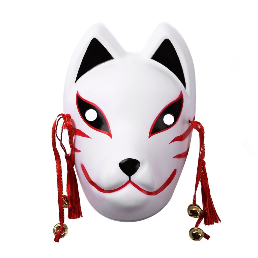 Jual Topeng Rubah Anbu Full Face Cosplay Ninja Kakashi Japan Anime Fox ...