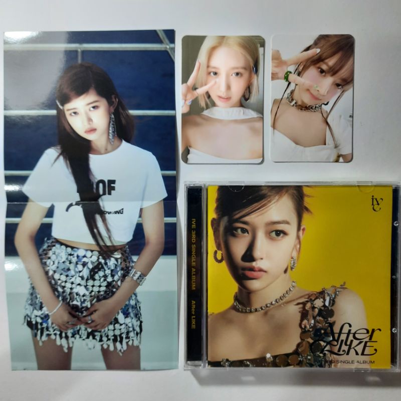 Jual Ive 3rd single album after like jewel case version ahn yujn version gaeul rei photocard ...