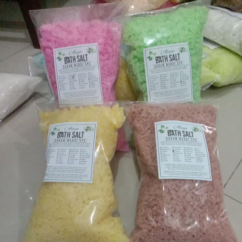 Jual Garam Mandi 1 Kilogram / bath salt / rendam kaki / garam spa ...